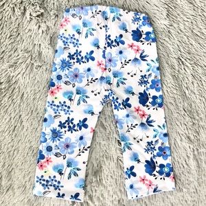 First Impressions | Bottoms | Nwt First Impressions White Blue Floral ...